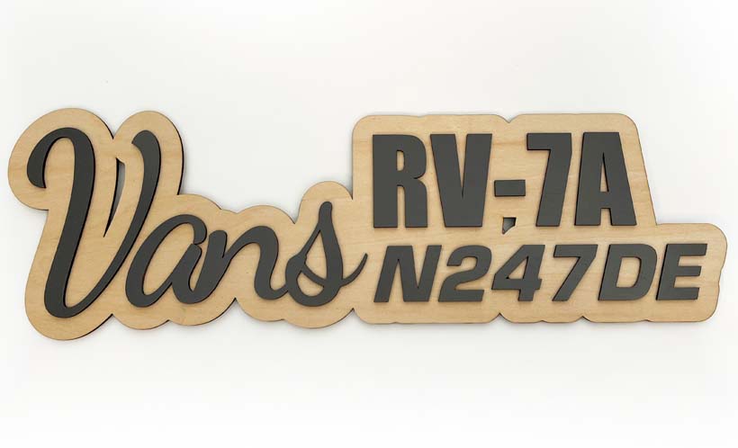 Custom Sign - With your Make or Model and N Number!